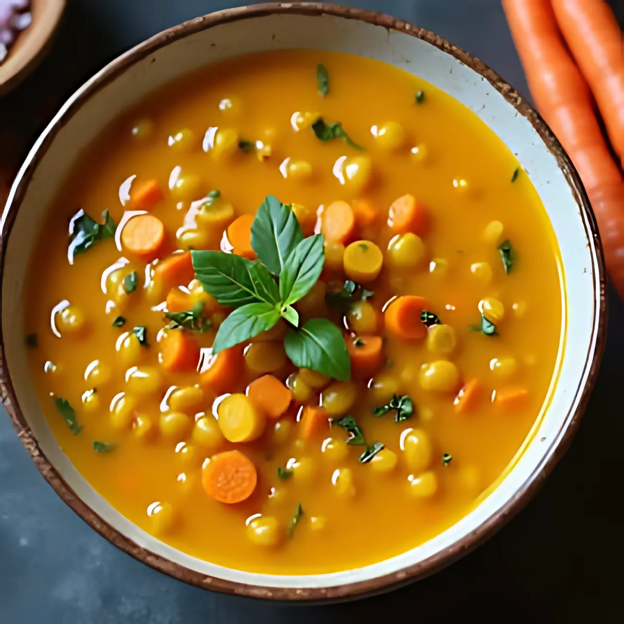 Creamy Yellow Lentil Soup with Smoked Paprika - Vegan Recipe - cobaia ...