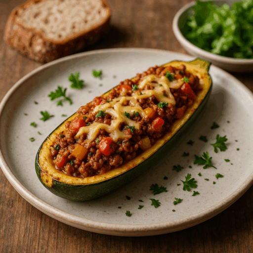 French Vegan Stuffed Zucchini Recipe - cobaia-kitchen